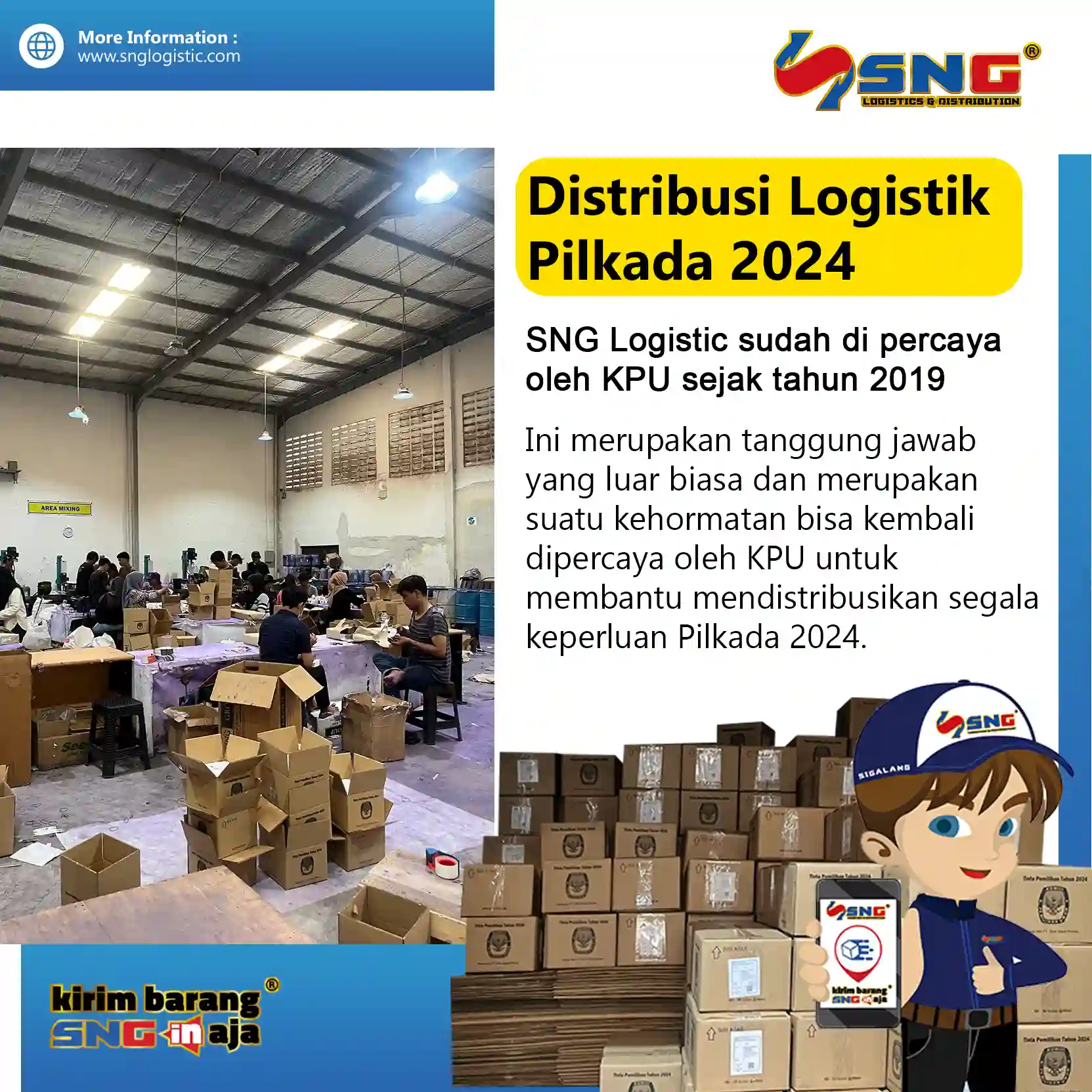 Jasa Pengiriman Terdekat dengan Harga Murah - SNG Logistic
